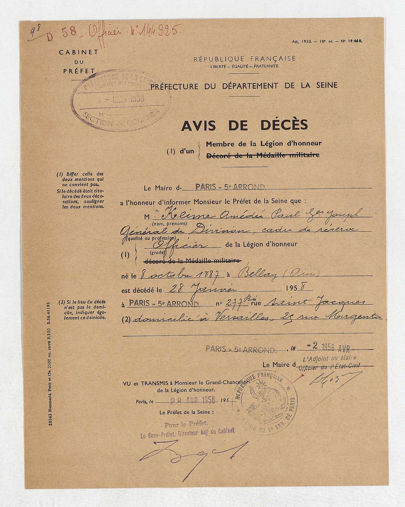 Amédée-Paul-Georges-Joseph Keime - Wikipedija, prosta enciklopedija