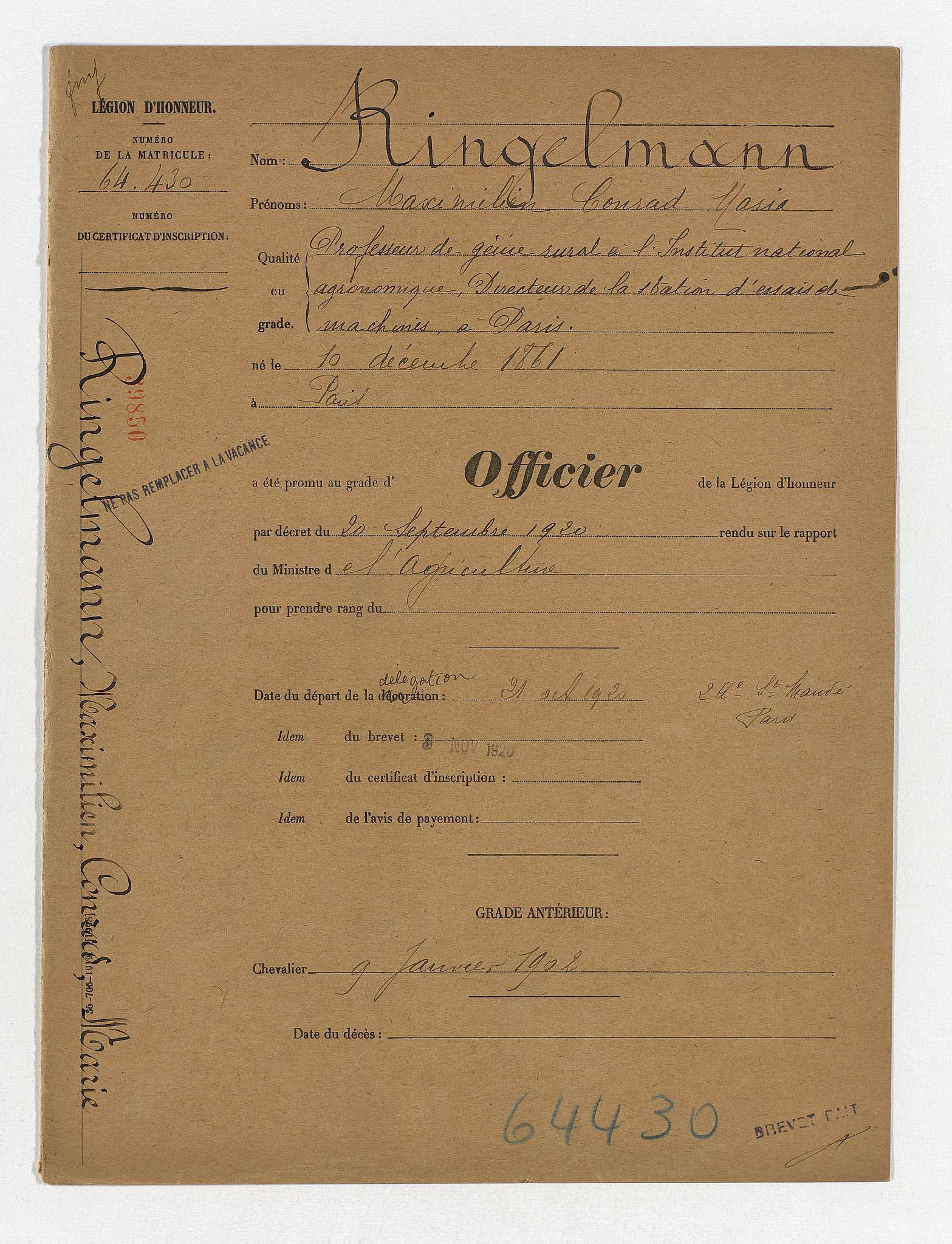 Max Ringelmann - Wikidata